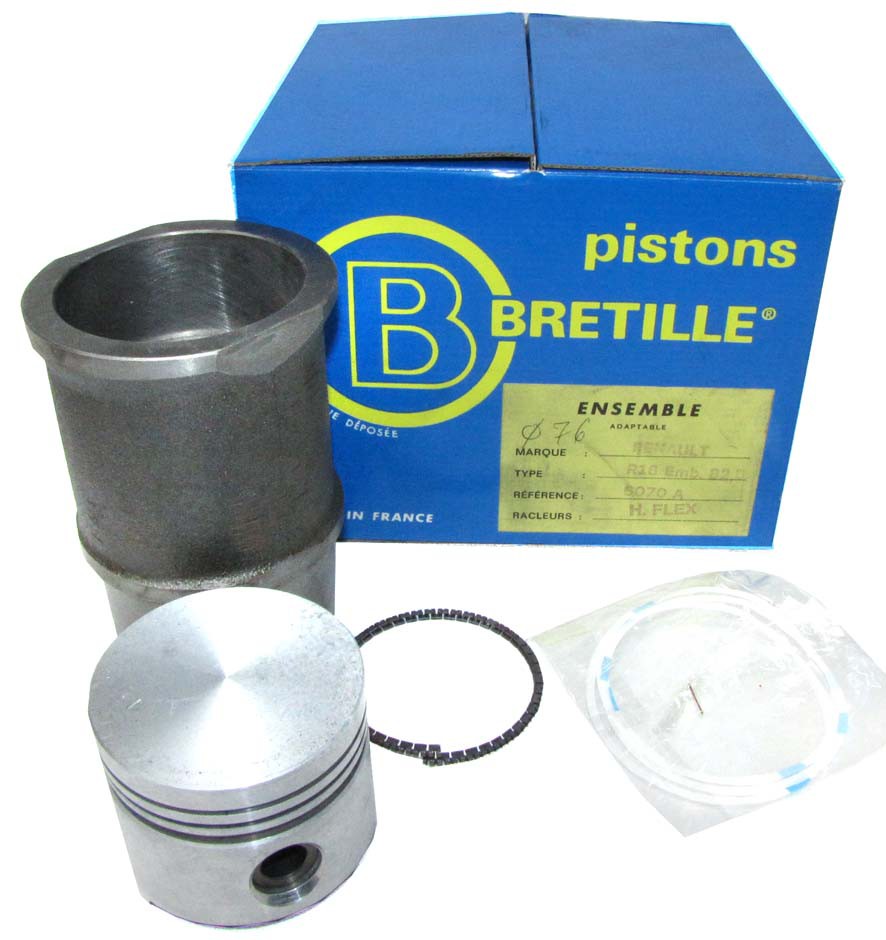 Ensemble de 4 chemises / pistons complets (NEUF) pour Renault 16 ...